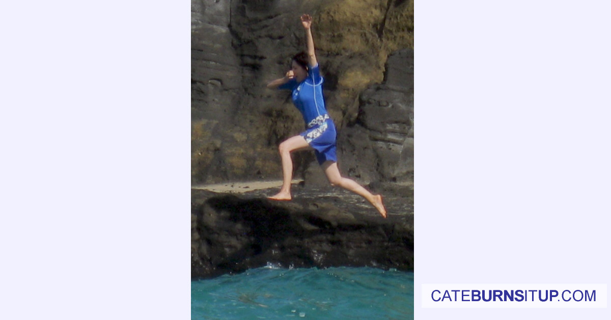 Cliff Jumping – Cate Burns, Author